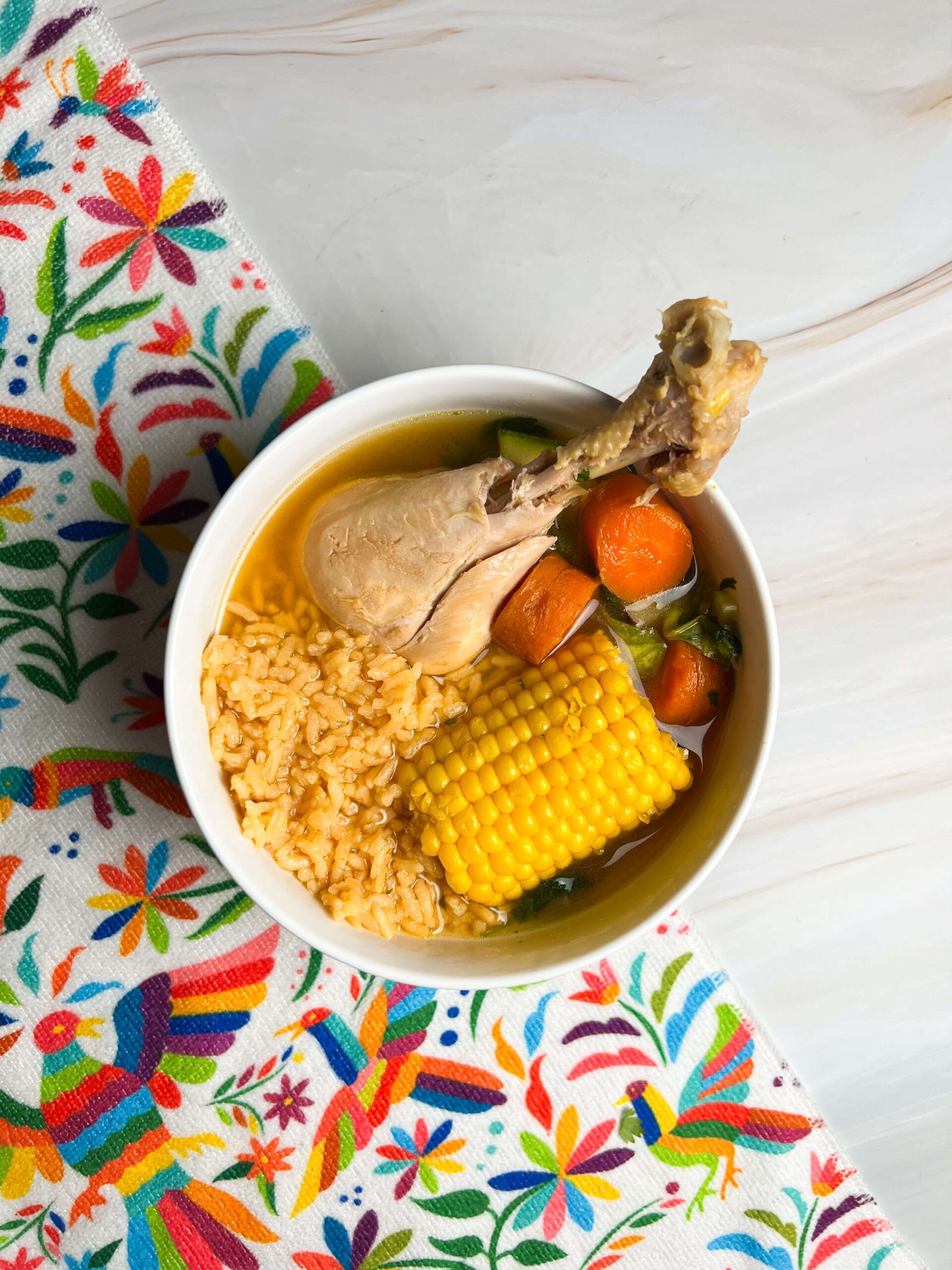 Mexican Caldo de Pollo Recipe | Grub and Glory